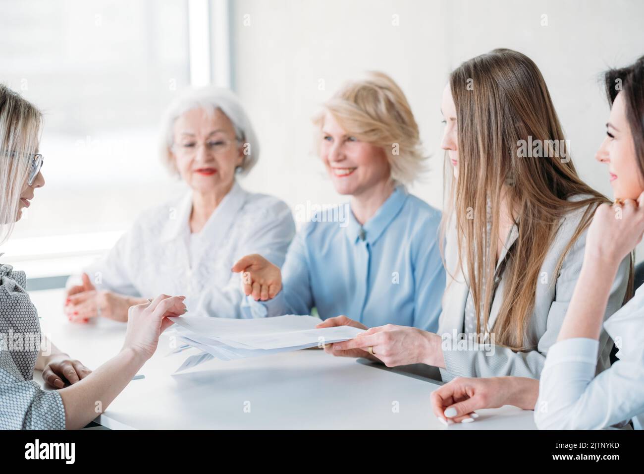 successful business career confident smart lady Stock Photo - Alamy
