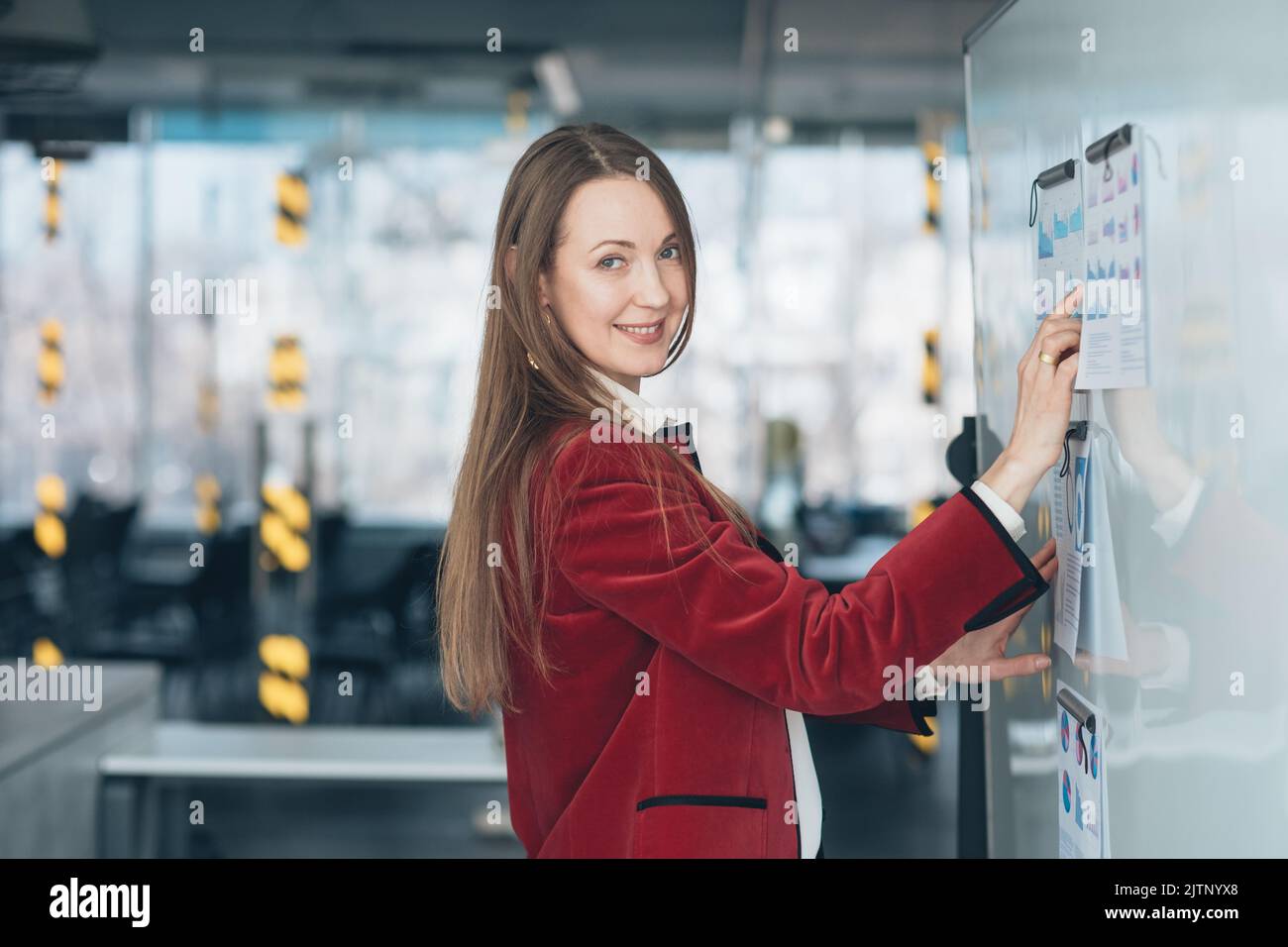 prosperous business lady project management Stock Photo - Alamy