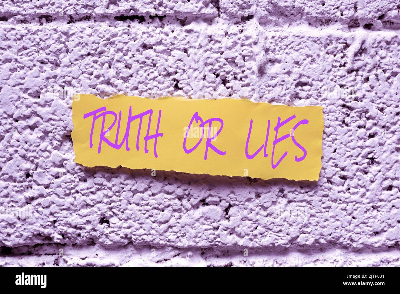 Conceptual caption Truth Or Lies, Business overview Decide between a ...