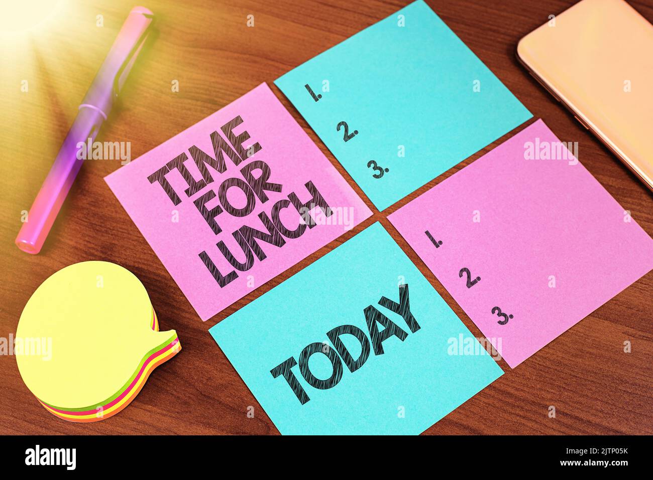 Conceptual display Time For Lunch, Internet Concept Moment to have a ...