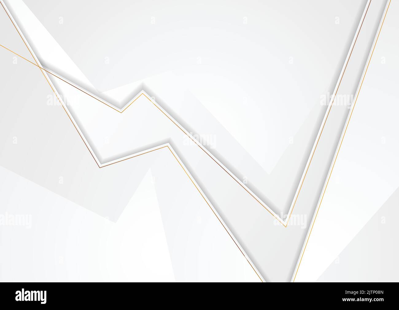 Grey white abstract corporate background with bronze outlines. Vector ...