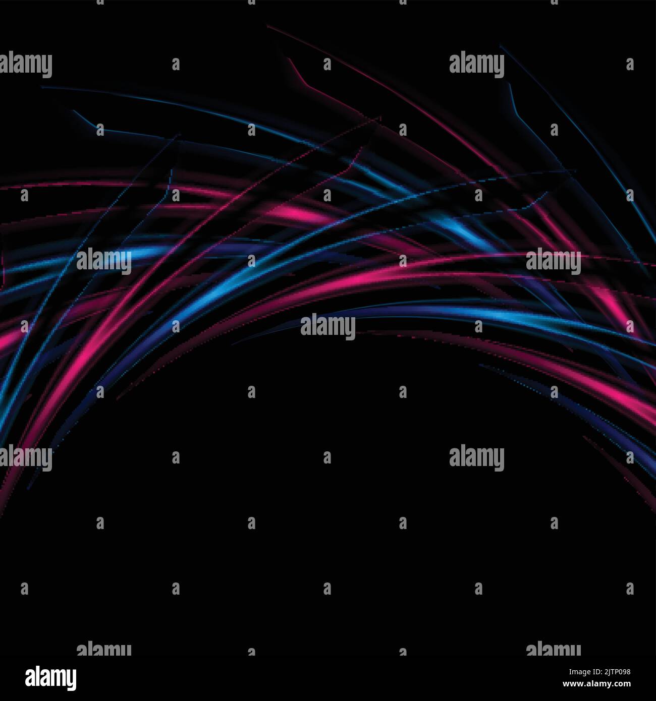 Blue and purple curved shapes abstract background. Vector design Stock ...
