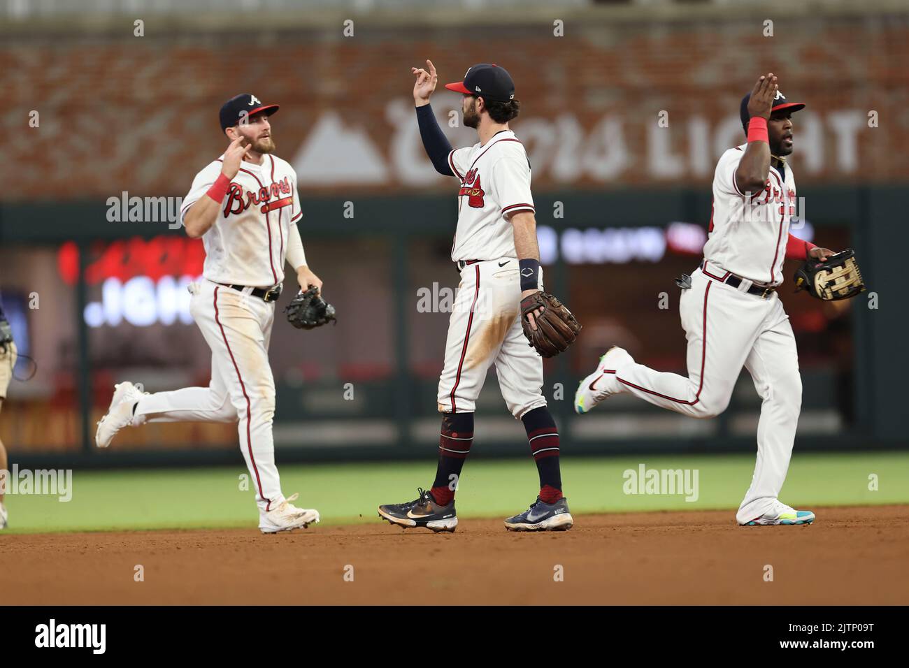 Atlanta, GA. USA; Atlanta Braves right fielder Robbie Grossman (15 ...