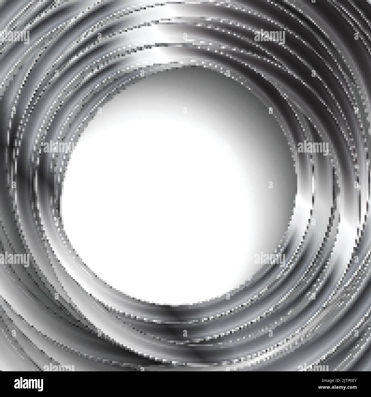 Steel metallic circles abstract tech background. Vector concept design ...