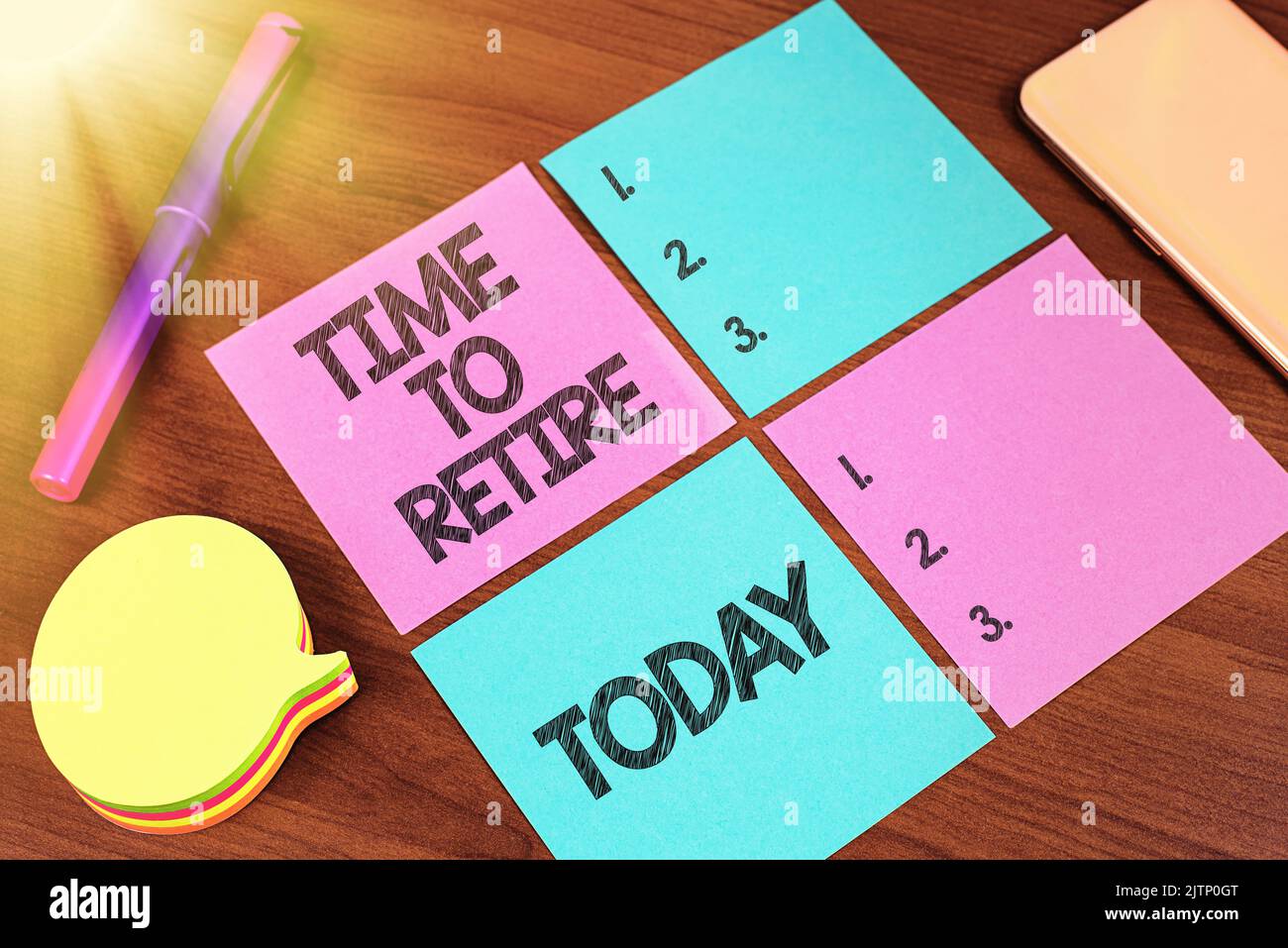 Inspiration showing sign Time To Retire, Business showcase Take the ...