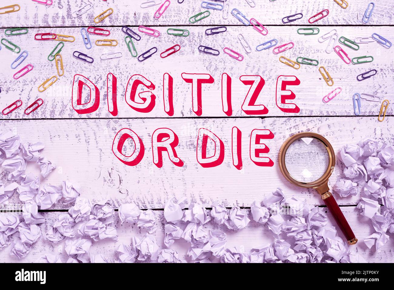 Digitize text hi-res stock photography and images - Alamy