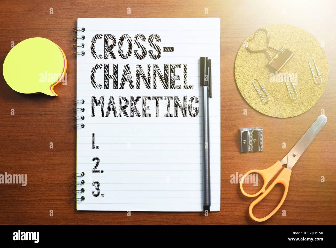 Handwriting text Cross Channel Marketing, Internet Concept Engaging ...