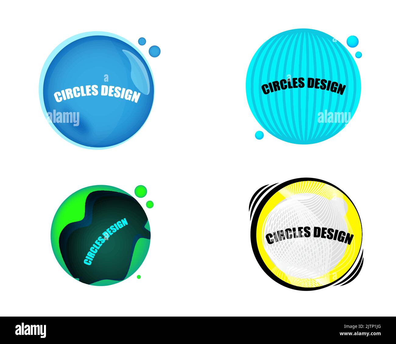 Abstract circles for background design or as a vector element Stock ...