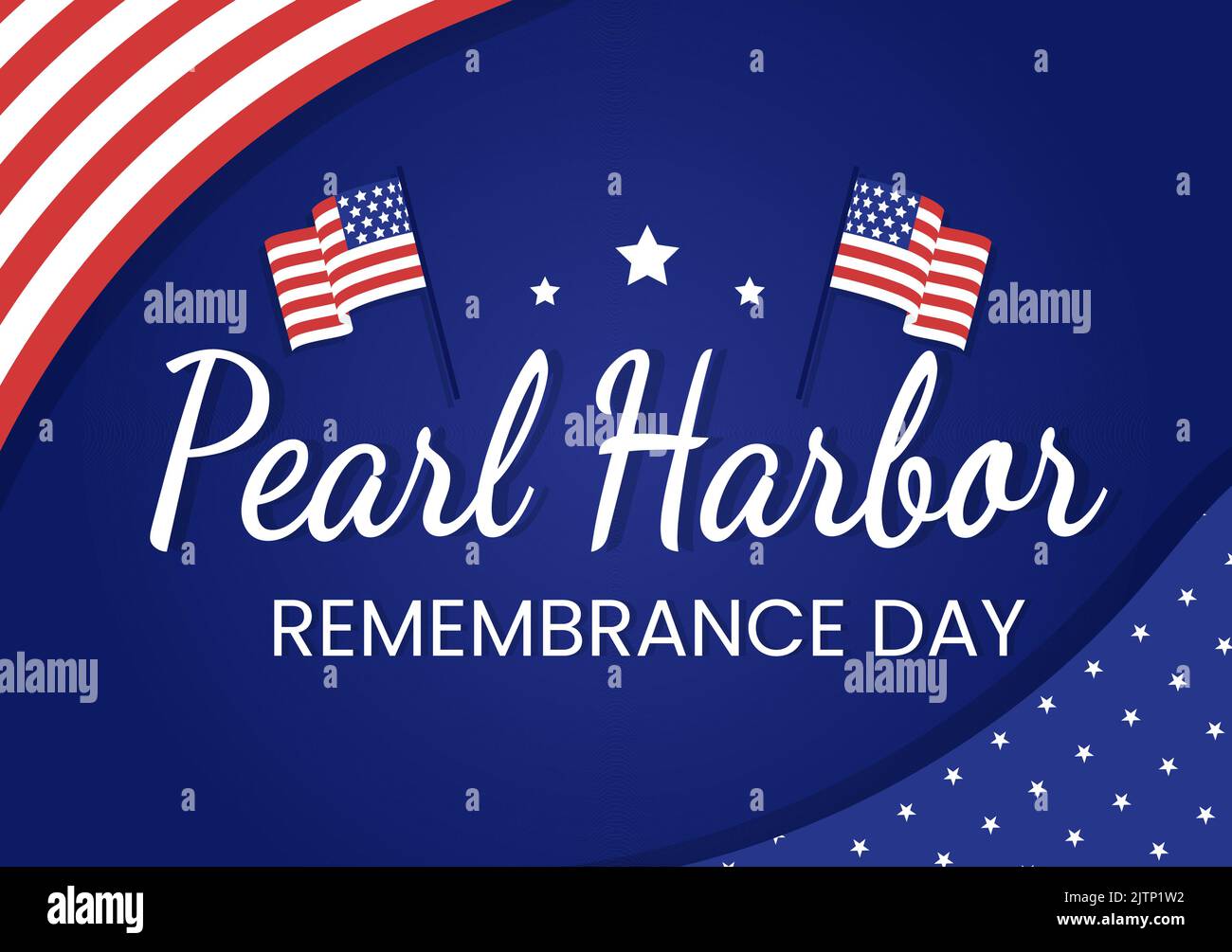 Happy Pearl Harbor Remembrance Day on December 7 Template Hand Drawn ... Happy Pearl Harbor Remembrance Day on December 7 Template Hand Drawn ...