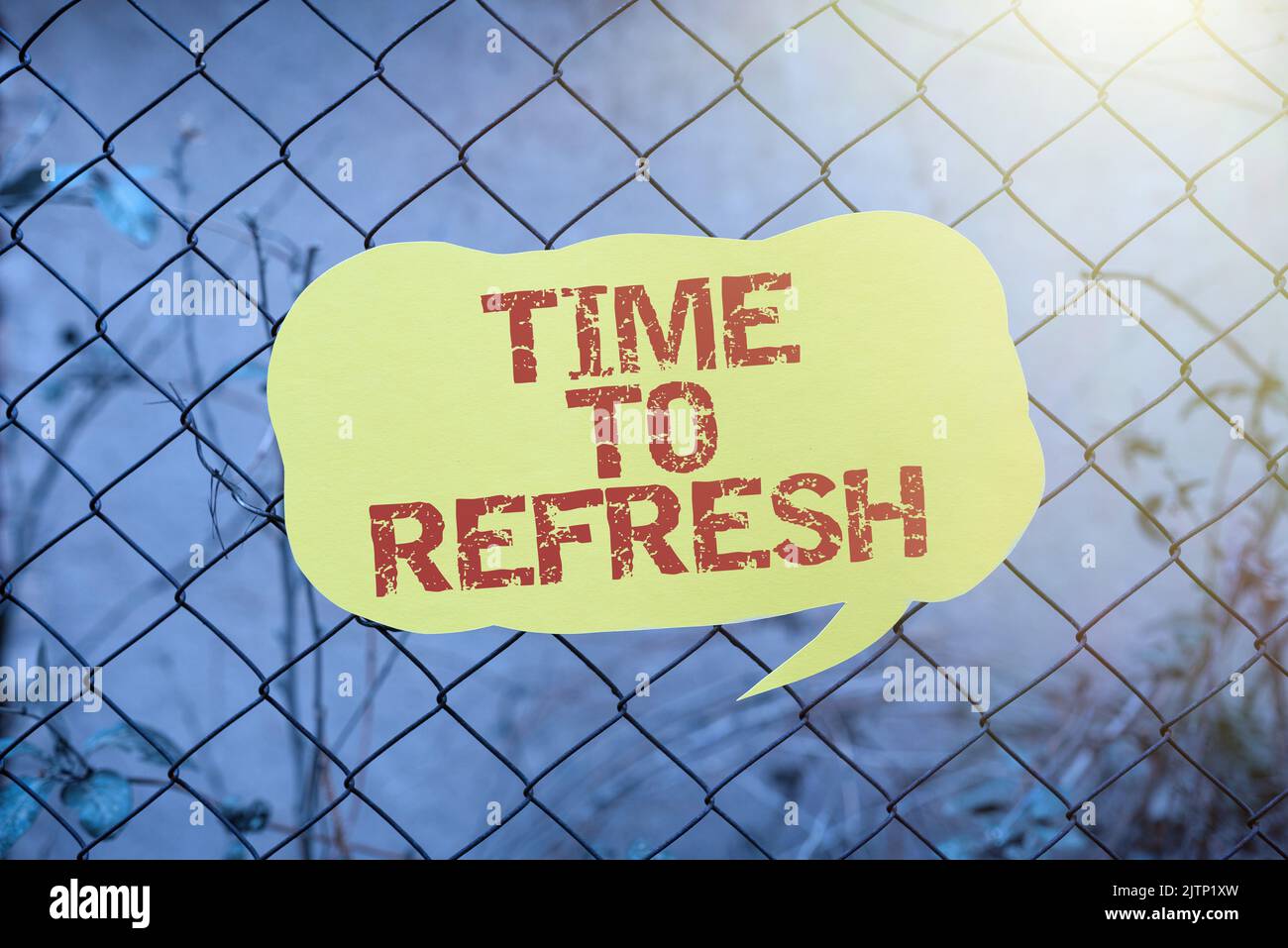Text sign showing Time To Refresh, Business overview Right moment to ... Text sign showing Time To Refresh, Business overview Right moment to ...
