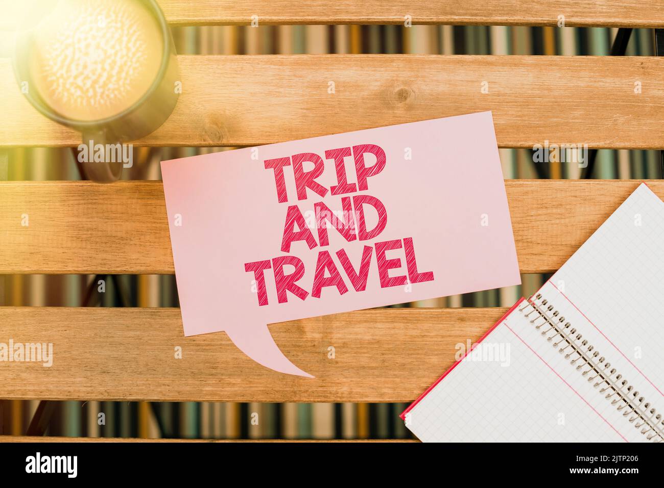 Text sign showing Trip And Travel, Word Written on Journeys for ...