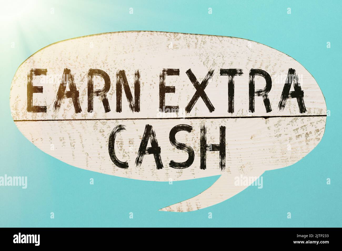 Conceptual caption Earn Extra Cash, Word Written on Make additional ...