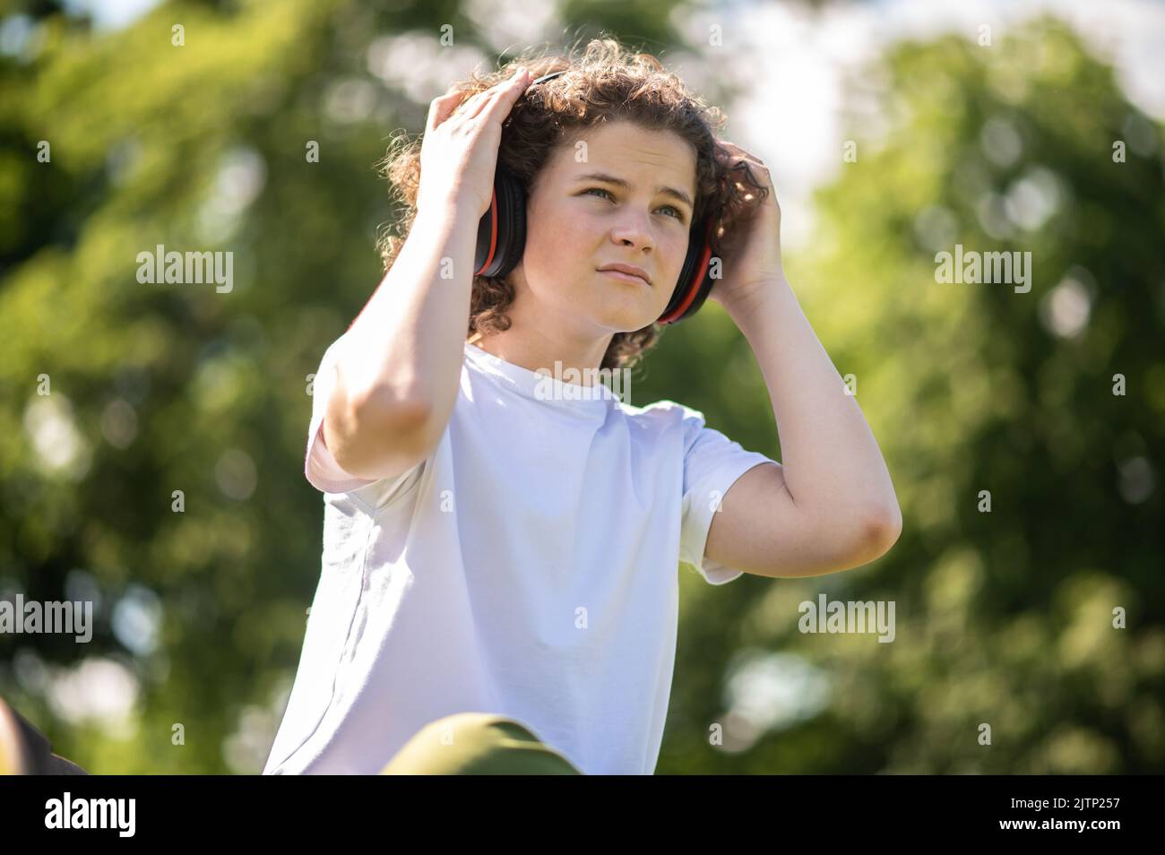 Relaxed adolescent hi-res stock photography and images - Alamy