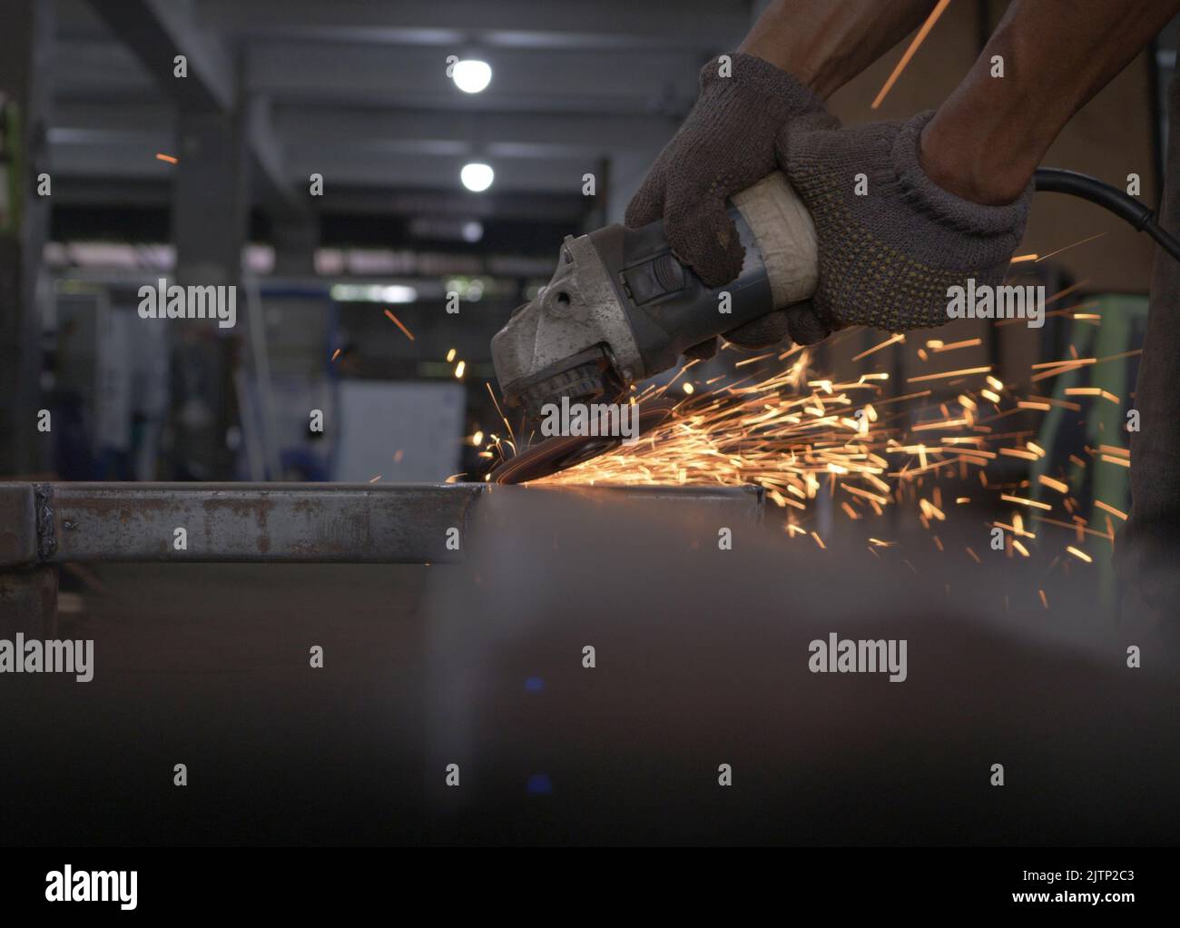 Metal grinding machine hi-res stock photography and images - Alamy