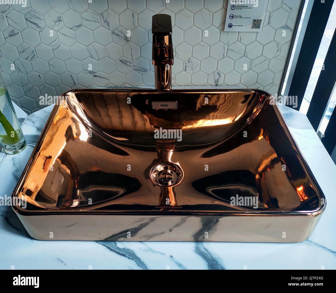 Interior design of sink.Interior design of bathroom Stock Photo - Alamy