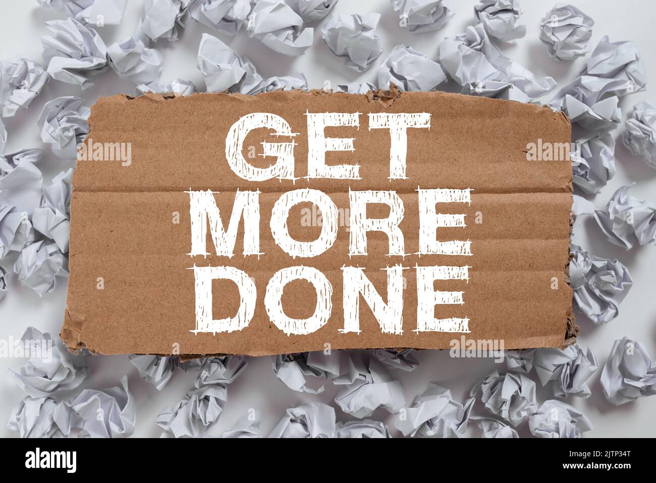 Conceptual display Get More Done, Business approach Checklist Organized ...