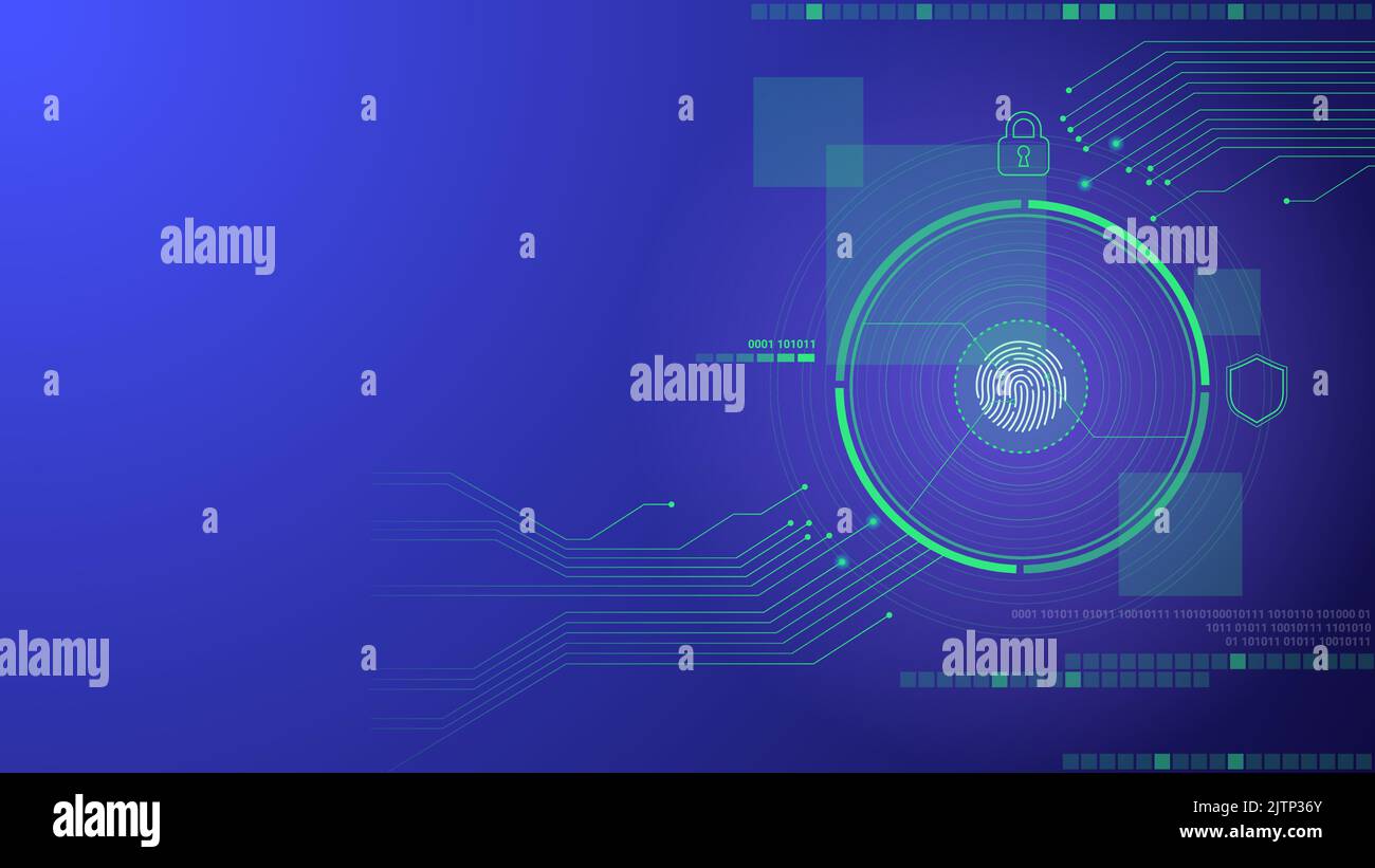 Internet security and private data website background with a place for text. Cyber security ...