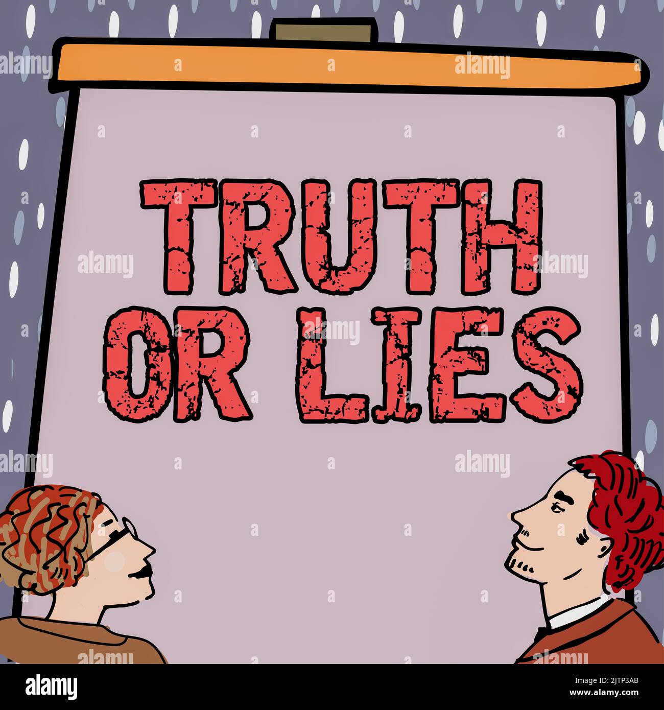 Conceptual display Truth Or Lies, Word Written on Decide between a fact ...