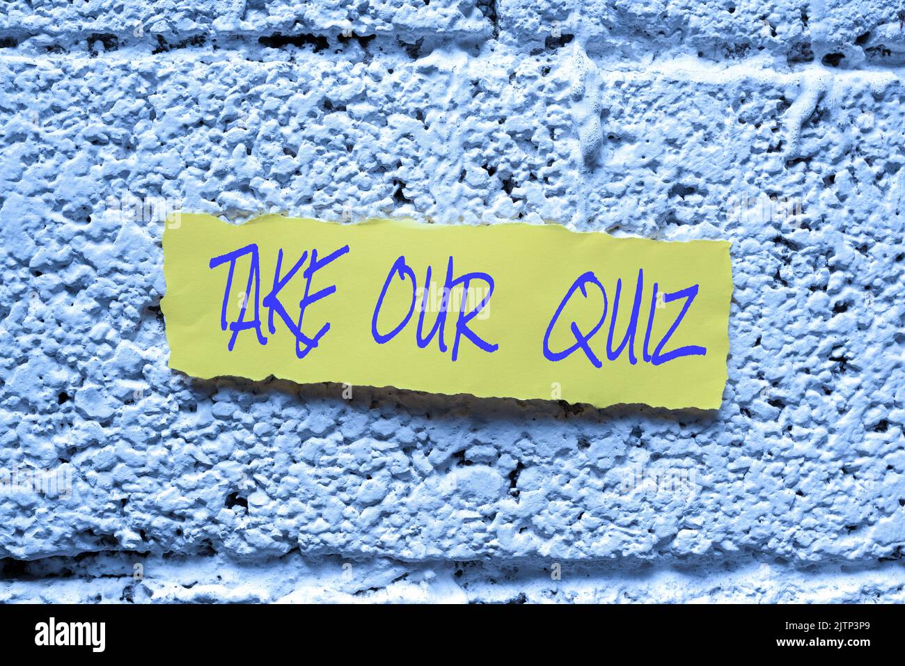 Sign displaying Take Our Quiz, Business overview Fill out our ...