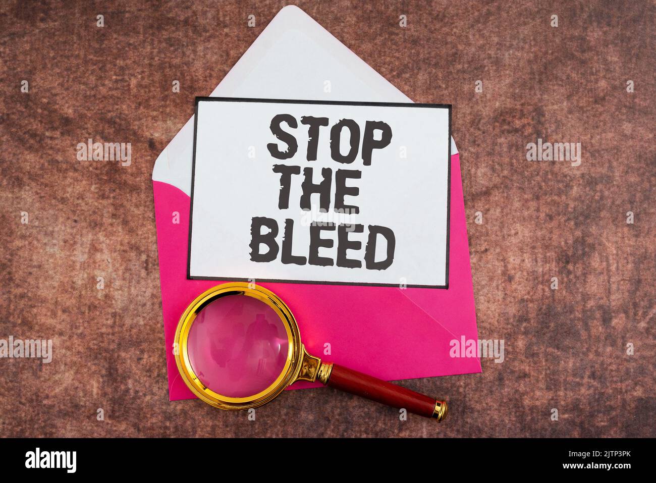 Text caption presenting Stop The Bleed, Business overview Medical ...