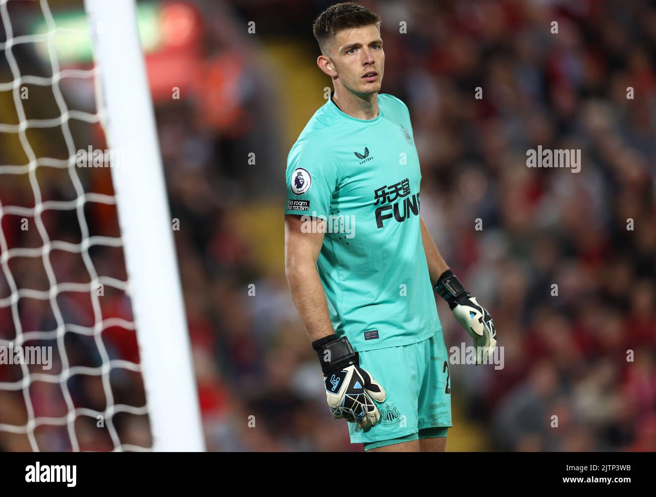 Liverpool, England, 31st August 2022. Nick Pope of Newcastle United ...