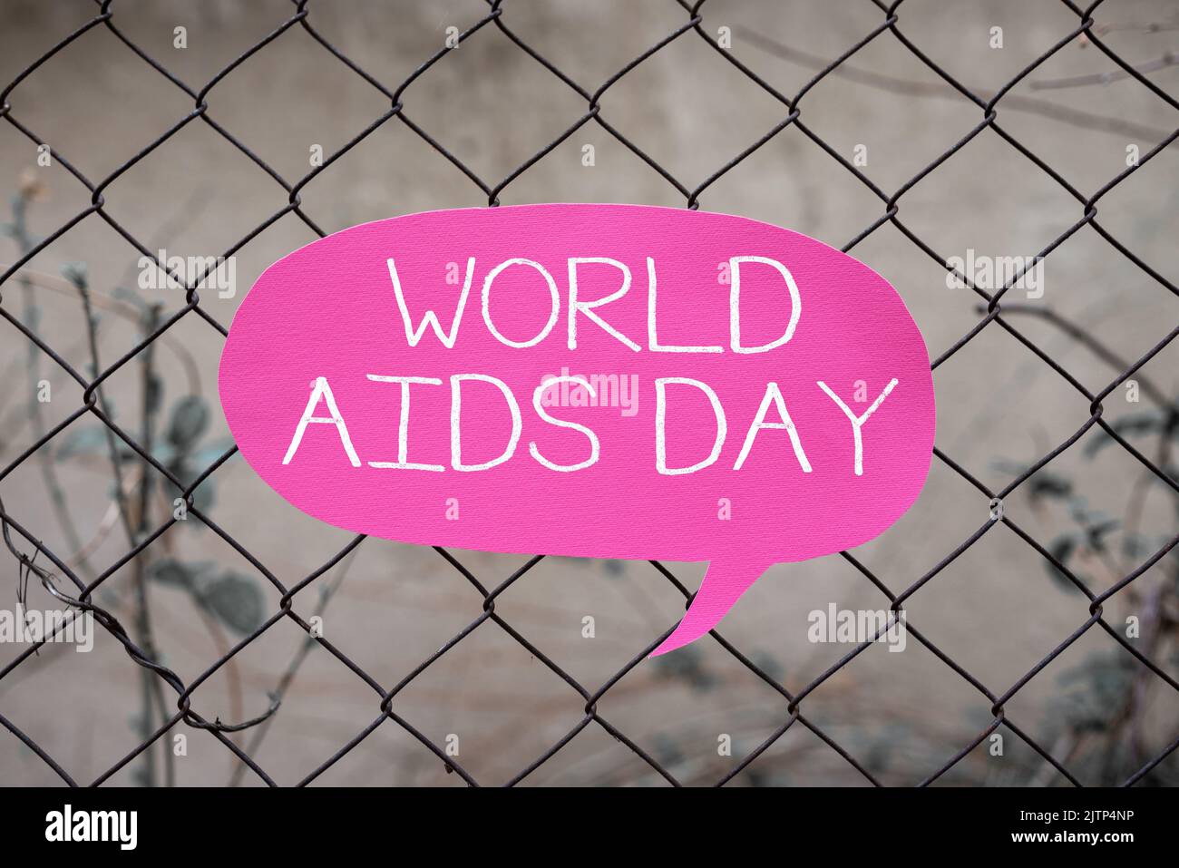 Text showing inspiration World Aids Day, Internet Concept 1st December ...