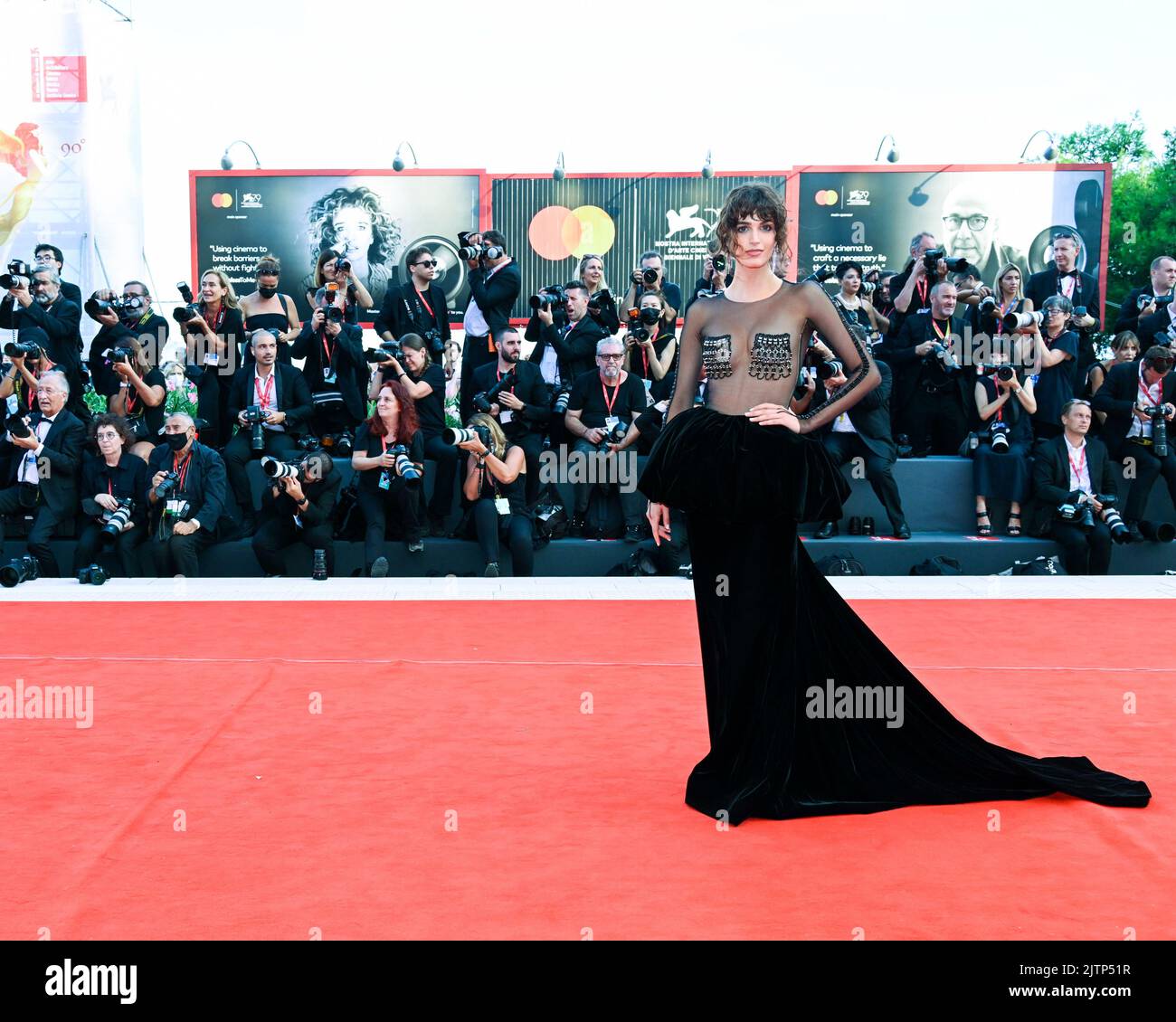 Venice, Italy, 31/08/2022, Greta Ferro 79th Venice Film Festival Red ... Venice, Italy, 31/08/2022, Greta Ferro 79th Venice Film Festival Red ...