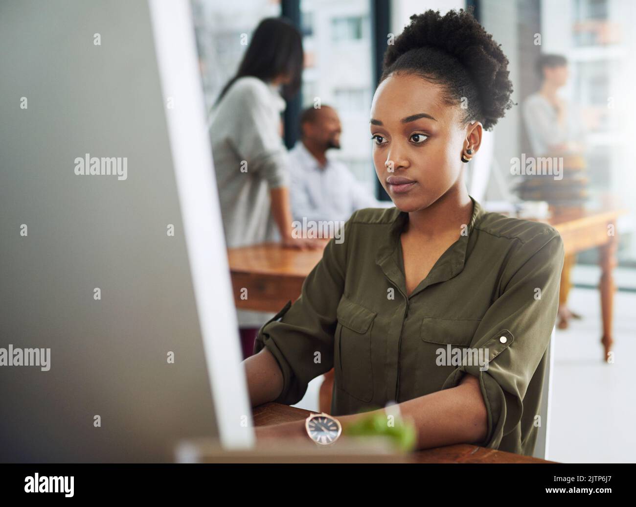 Shes on a mission to achieve all her ambitions. a young businesswoman ...