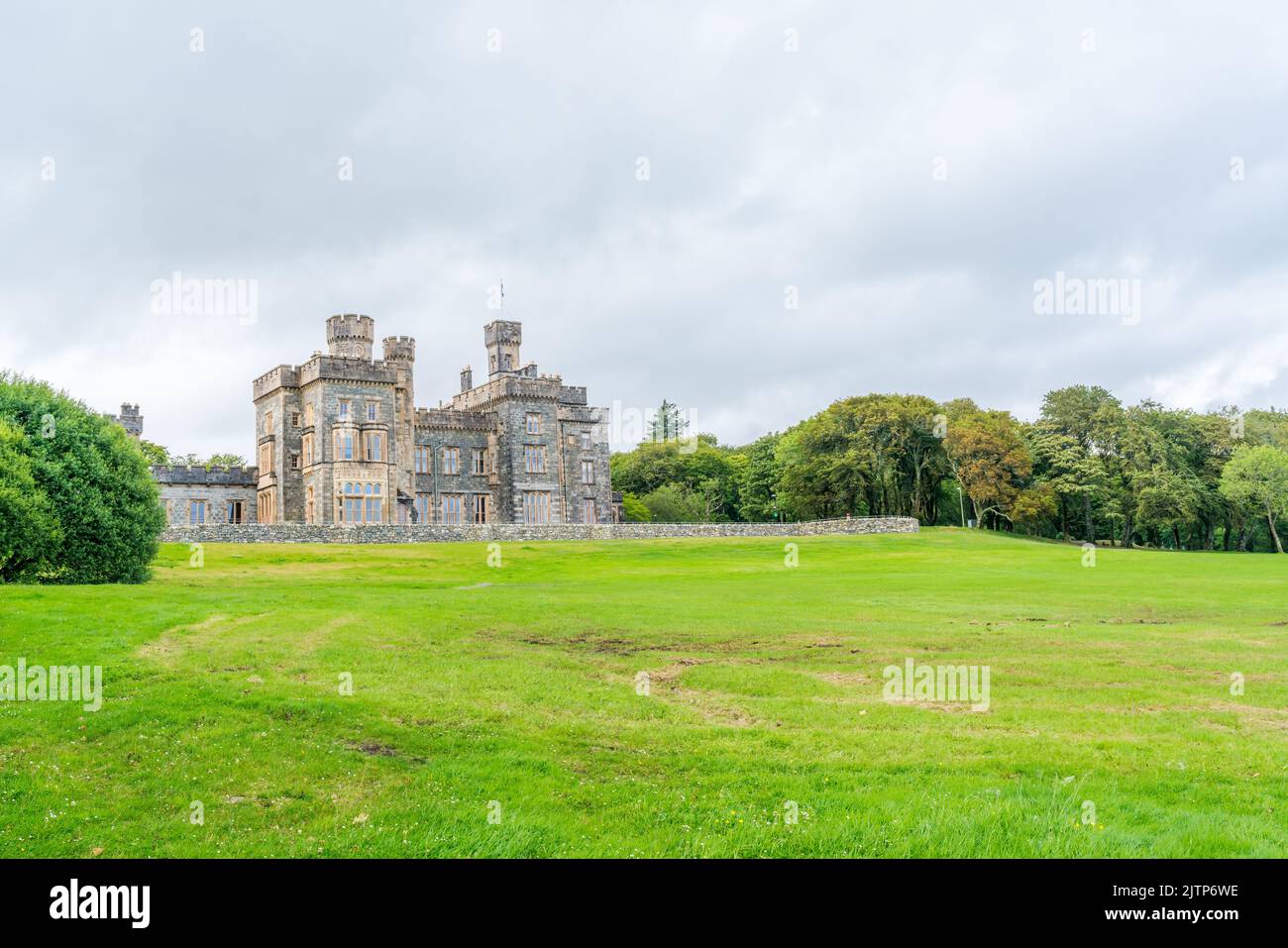 Lews Castle, Victorian era castle in Stornoway, Isle of Lewis, Scotland ...