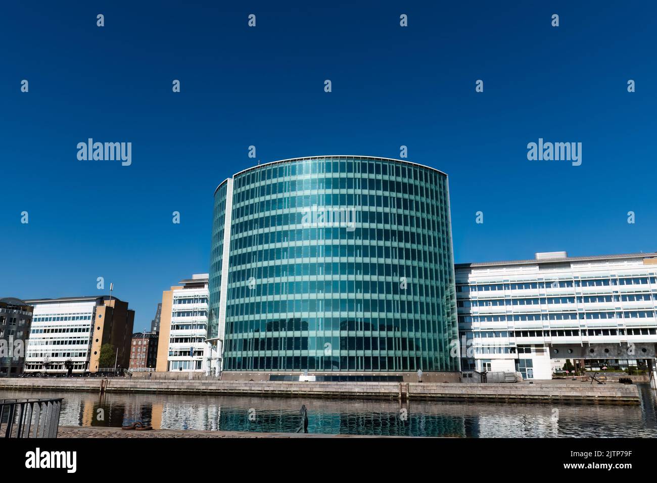 Copenhagen, Denmark. August 13, 2022. The Alm Brand Building on the ...
