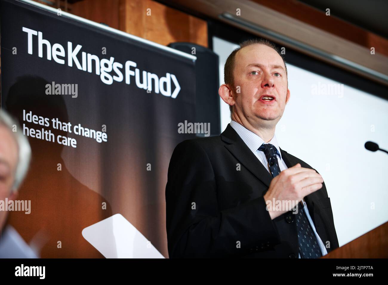 Stephen O'Brien, Sue Slipmann and Jonathan Nicholls speaking at The ...