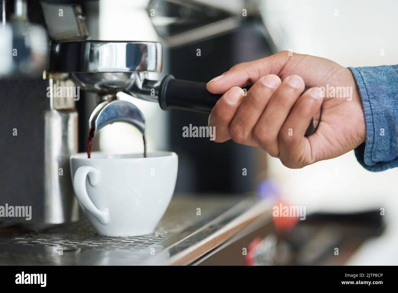 African american man pouring coffee hi-res stock photography and images ...
