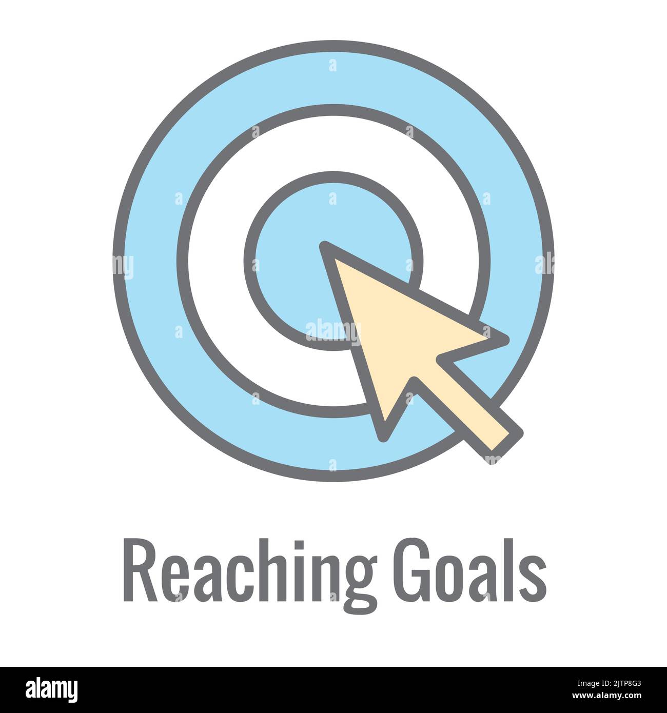 Core Values Icon Showing a Mission or Vision Aspect Stock Vector Image ...
