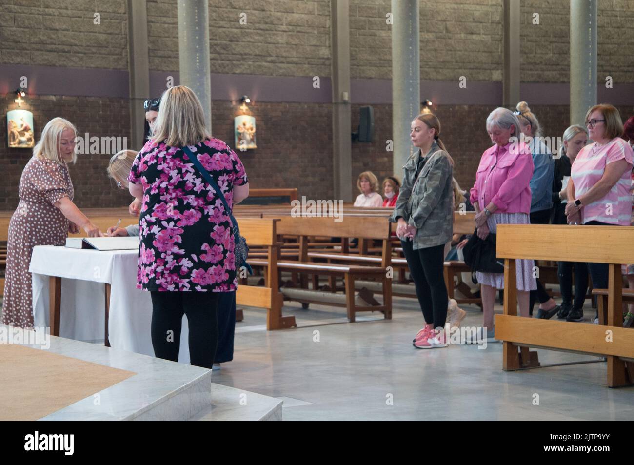 Liverpool, UK, 31/08/2022, A short Prayer Service and silent vigil will ...