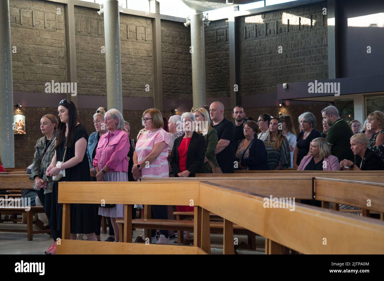 Liverpool, UK, 31/08/2022, A short Prayer Service and silent vigil will ...