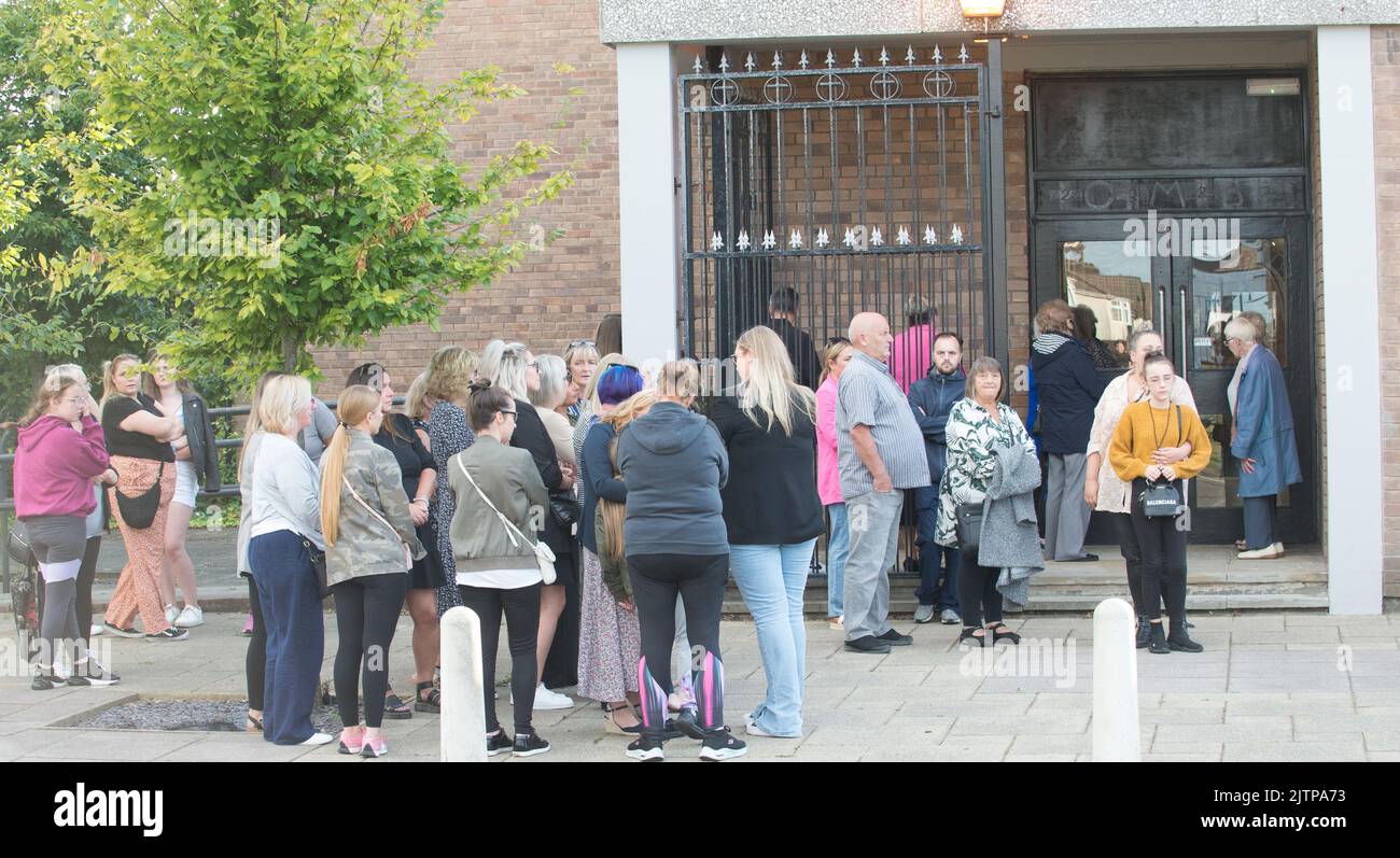 Liverpool, UK, 31/08/2022, A short Prayer Service and silent vigil will ...