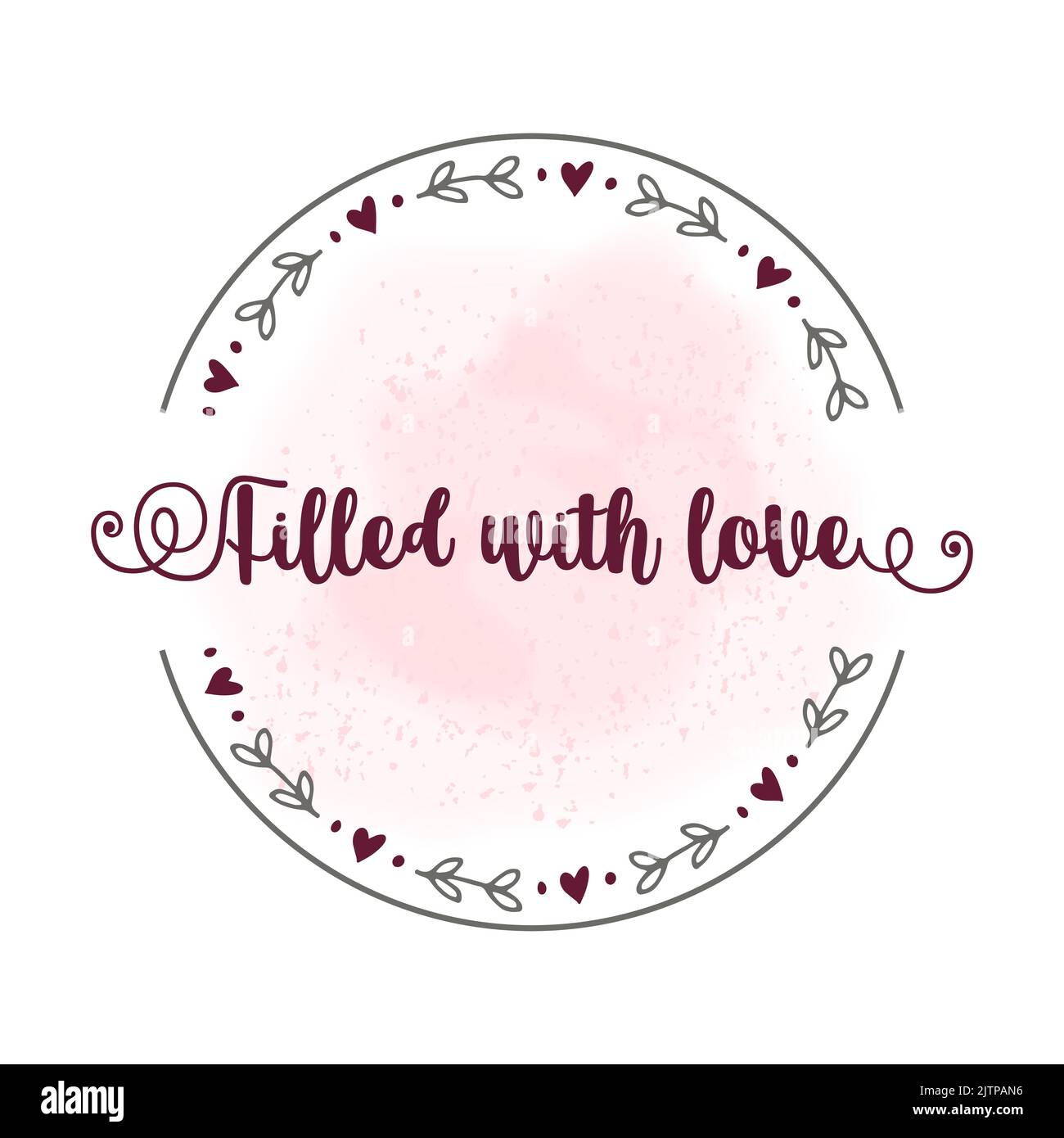 Thank you packaging round sticker Stock Vector Image & Art - Alamy