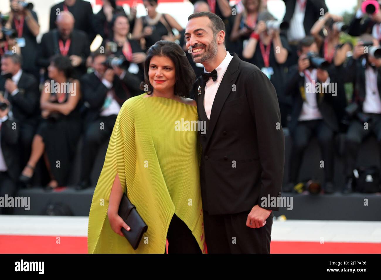 Venedig, Italy. 31st Aug, 2022. Shivani Pandya and Mohammed Al Turki ...