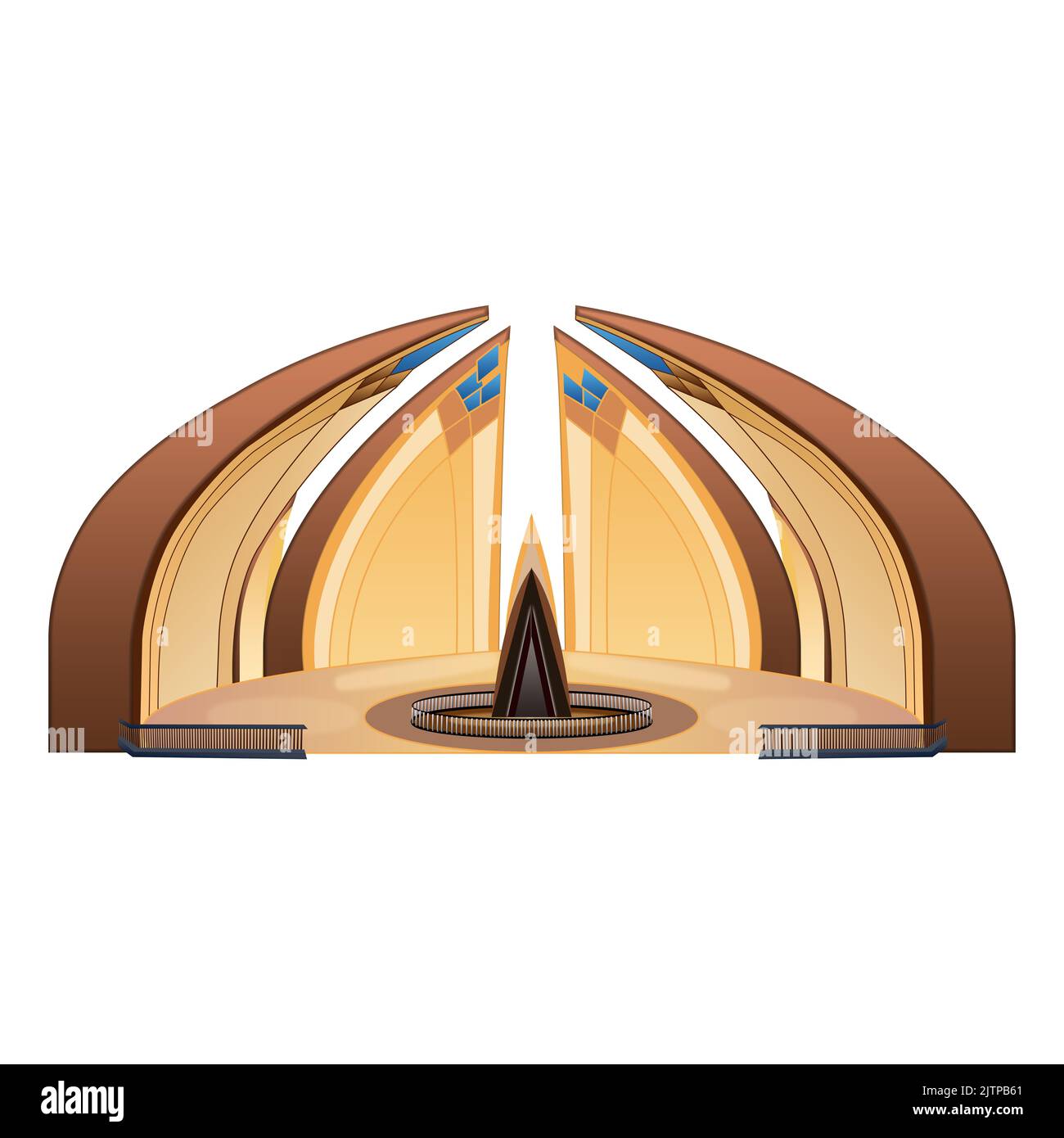 Islamabad monument pakistan illustration hi-res stock photography and ...