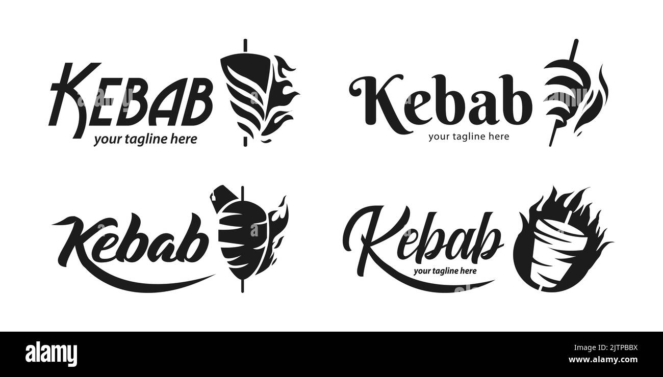 Doner kebab logo for restaurants and markets. Doner kebab logo template ...