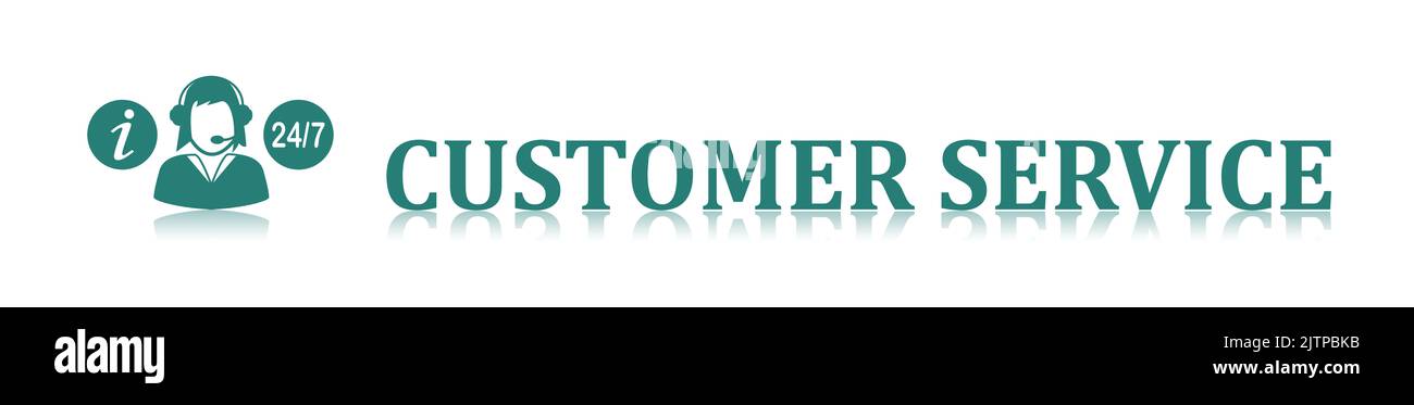 Illustration of a customer service concept Stock Photo - Alamy