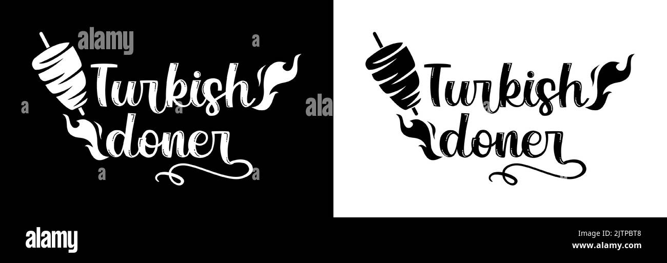 Doner kebab logo for restaurants and markets. Doner kebab logo template ...
