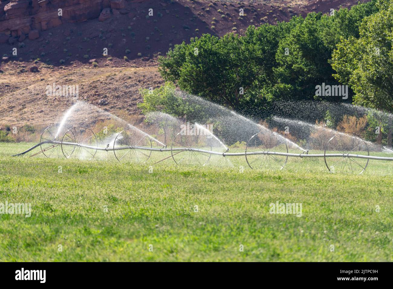 Lateral Move (side Roll, Wheel Line) Irrigation