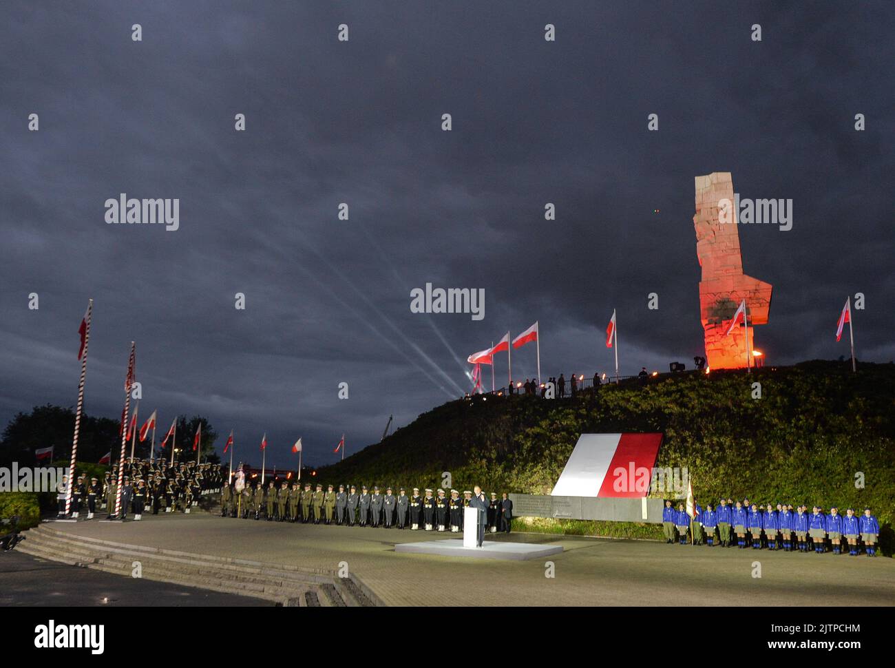 Gdansk, Poland. 01 September 2022. Celebration of the 83rd anniversary ...