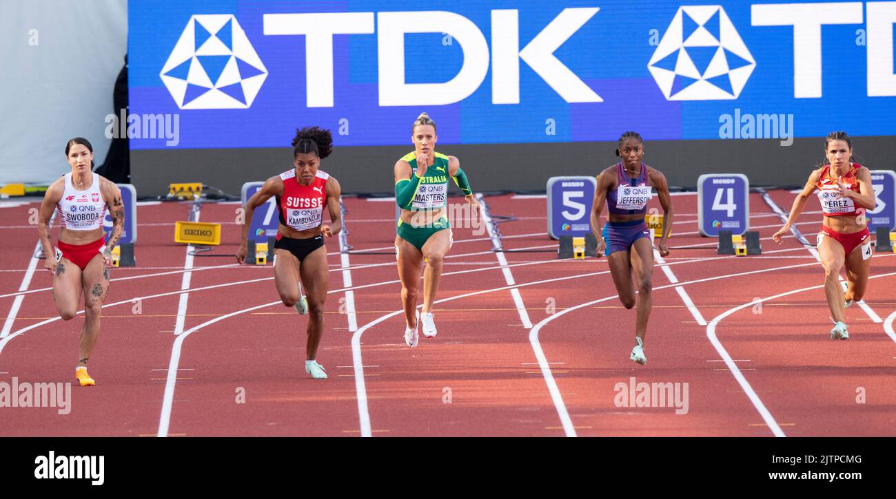 Ewa Swoboda, Mujinga Kambundji, Bree Masters, Melissa Jefferson, Maria ...