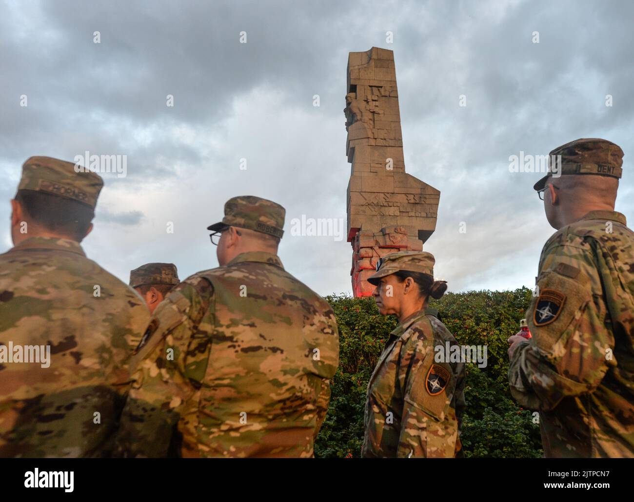 Gdansk, Poland. 01 September 2022. Members of the US Army, a part of ...