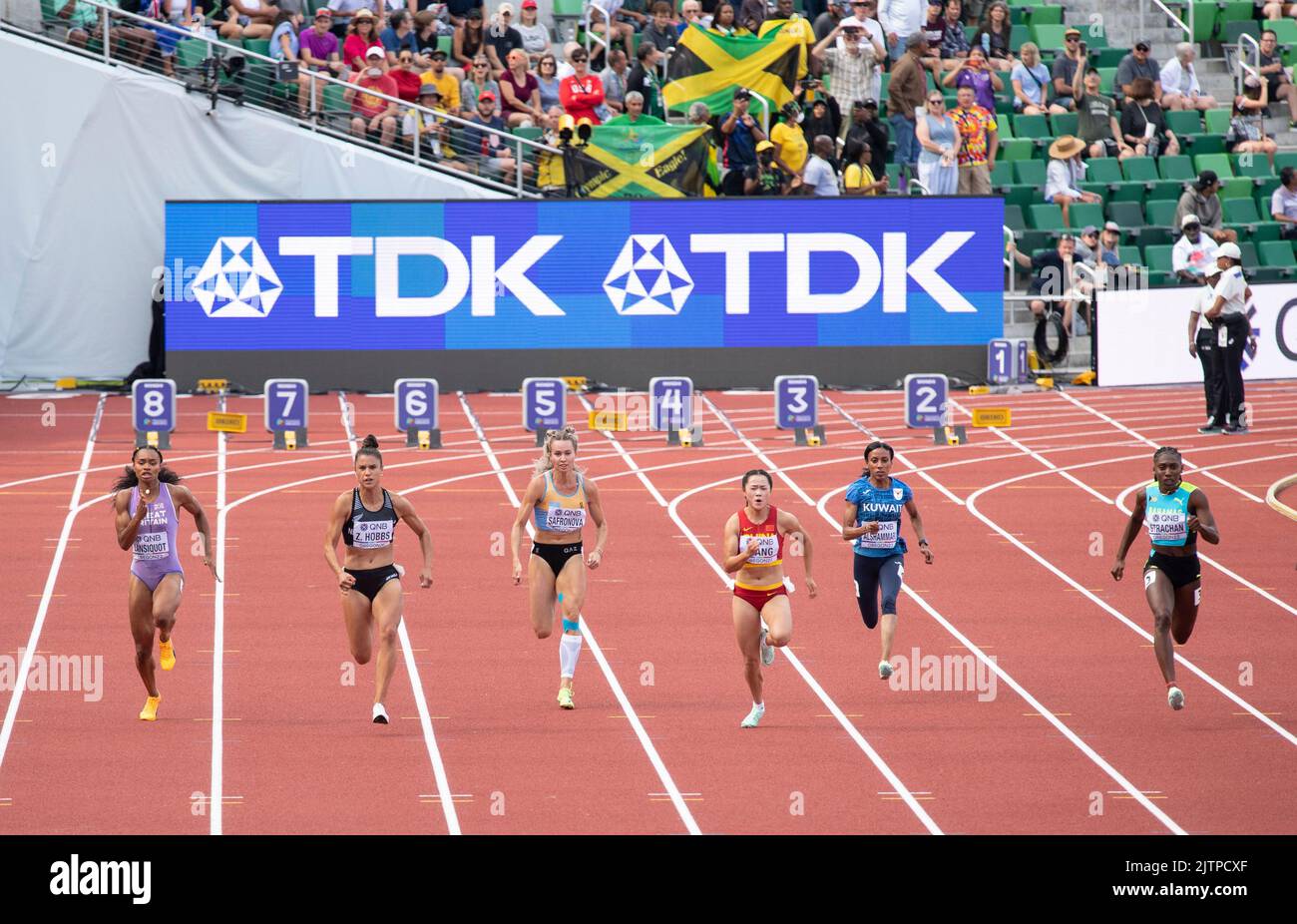 Imani Lansiquot, Zoe Hobbs, Olga Safronova, Xiaojing Liang, Mudhawi ...