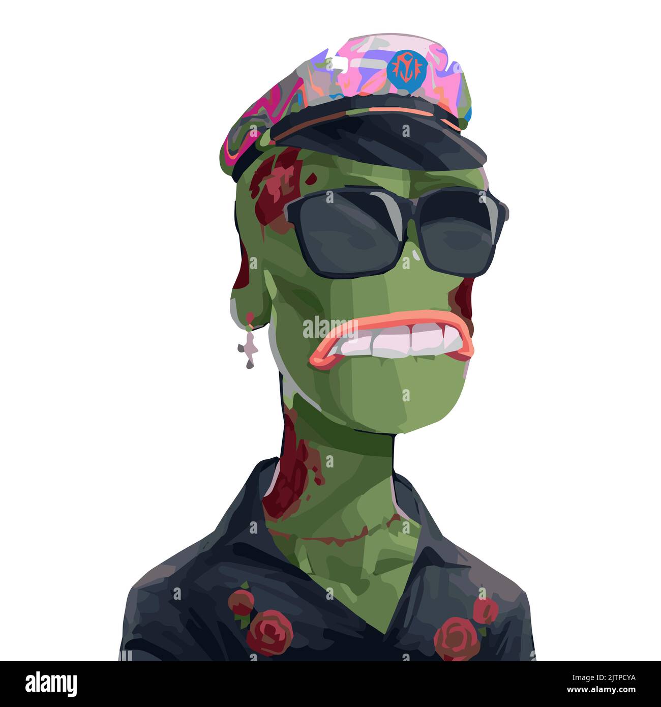 rare apepe yc NFT. Meme PFP character with unique traits. Custom ...