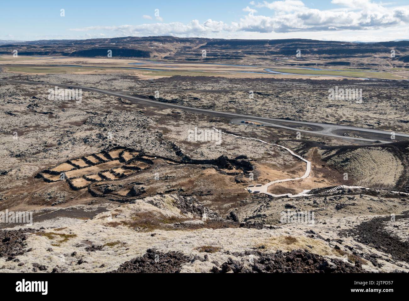 Reykjavik volcano crater hi-res stock photography and images - Alamy