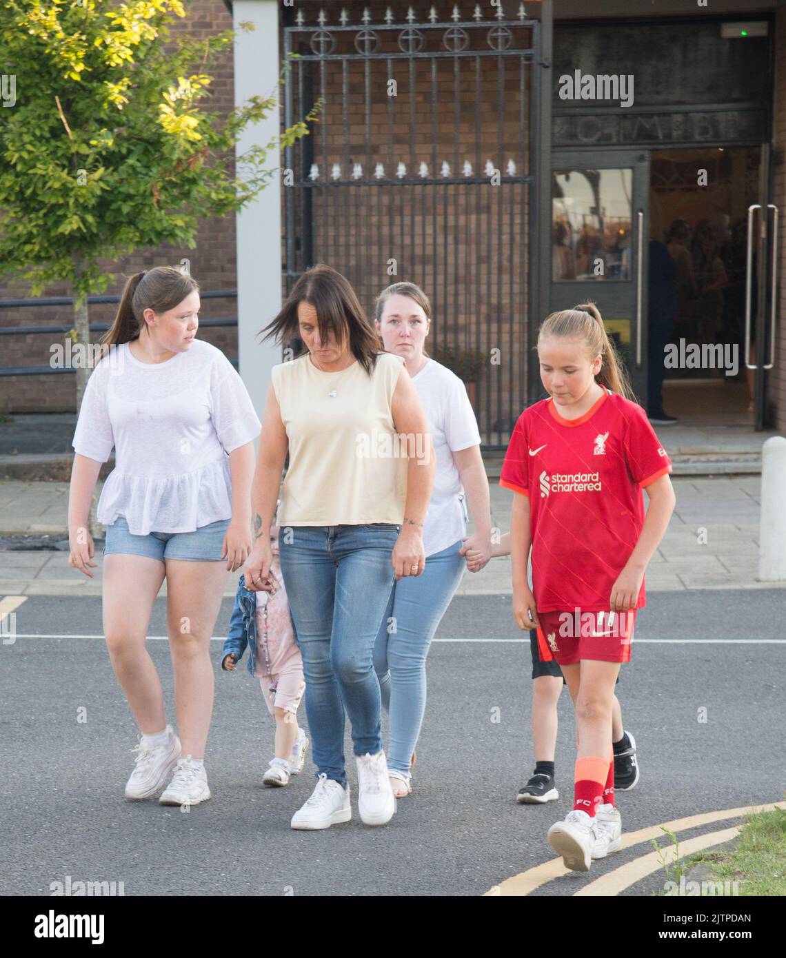 Liverpool, UK, August 31, 2022: A short Prayer Service and silent vigil ...